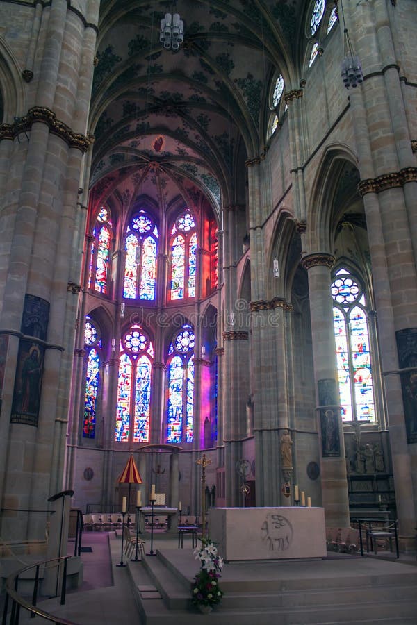 Interior of Cathedral in Trier Editorial Stock Image - Image of ancient ...