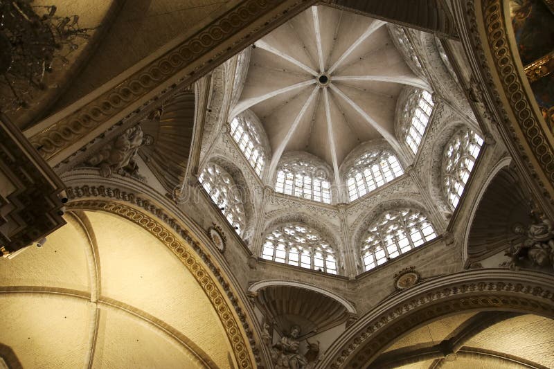 The Interior of the Cathedral of Valencia Editorial Photo - Image of ...
