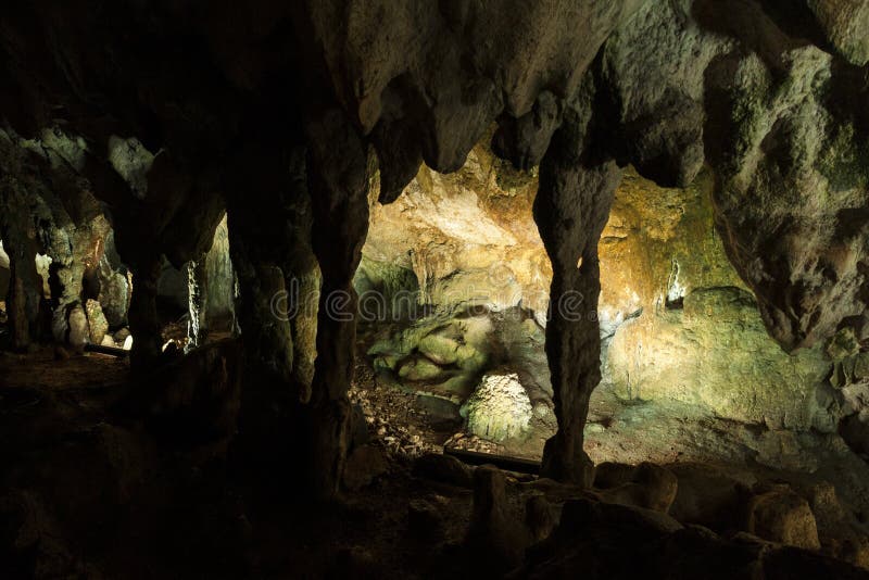 Interior of a cave stock photo. Image of cavern, environmental - 83318784