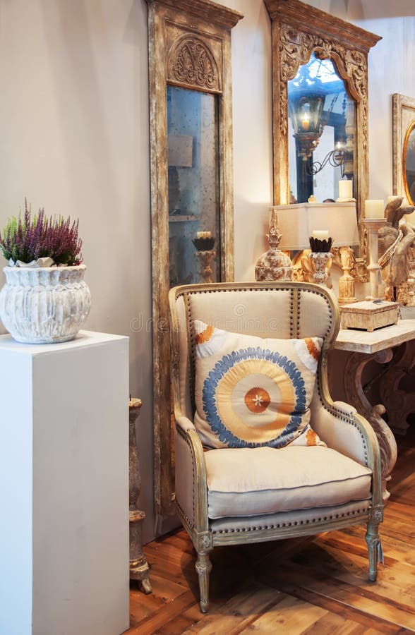 Interior with chair stock image. Image of armchair, indoor - 28048293