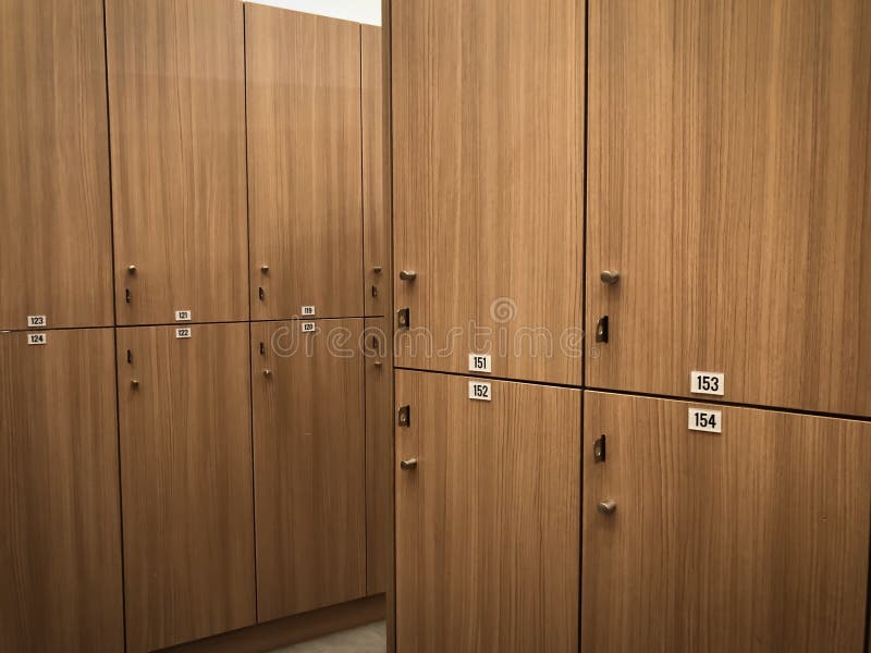 The Interior of a Changing/locker Room Stock Image - Image of lock ...