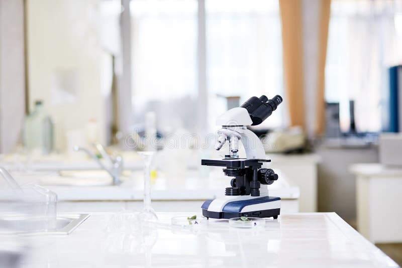 Interior of Chemistry Lab stock image. Image of school - 101326799