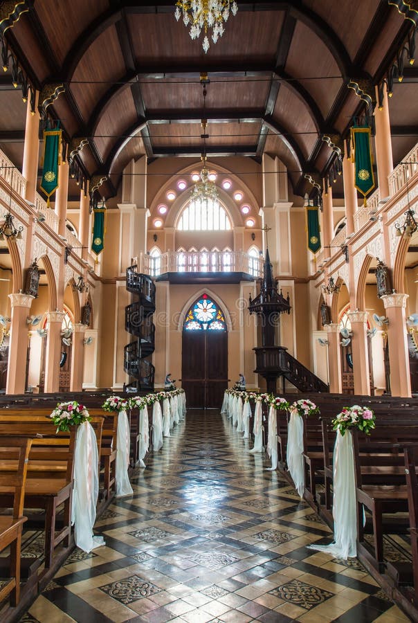 Interior of a Christian Church Stock Photo - Image of construction ...