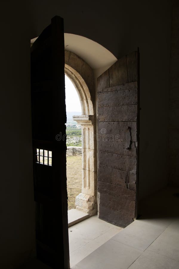 Door open to the outside. stock image. Image of church - 124030667