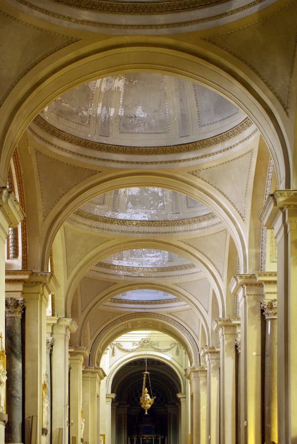 Interior of a church stock photo. Image of crepuscular - 38721610