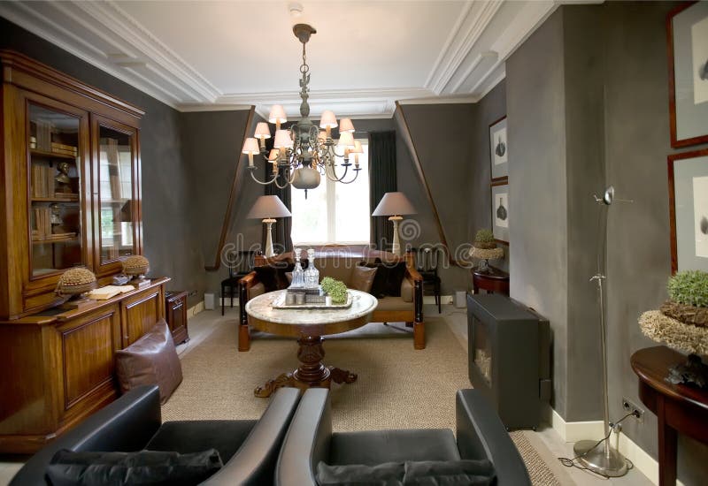 Interior Del Restaurante Holandés Foto de archivo - Imagen de ...