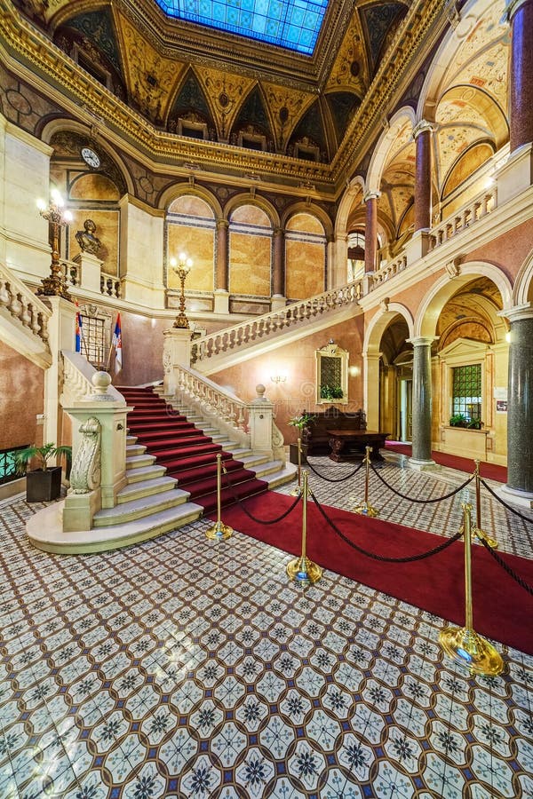 Interior of Classic Building Editorial Stock Photo - Image of castle ...