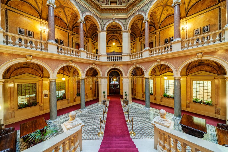 Interior of Classic Building Editorial Stock Photo - Image of castle ...