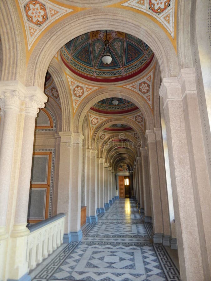 Interior of Classical Architecture, Materials Stock Image - Image of ...