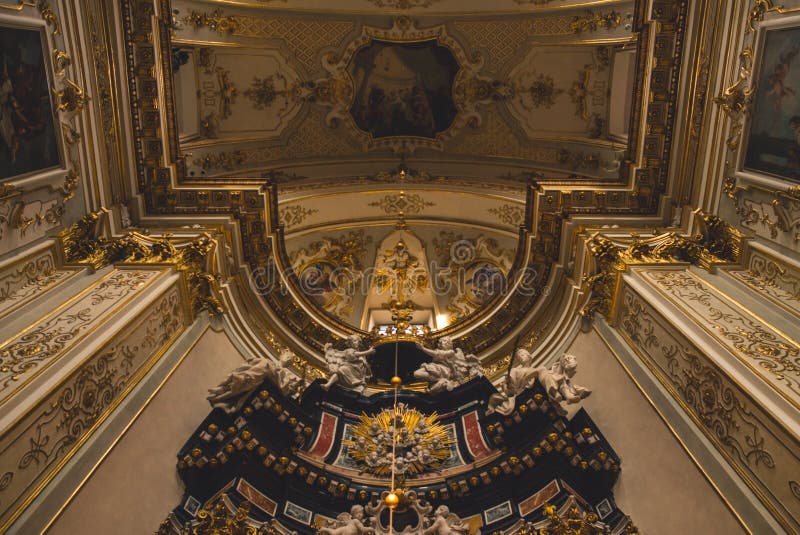 Interior of a Classical Cathedral Editorial Stock Photo - Image of arch ...
