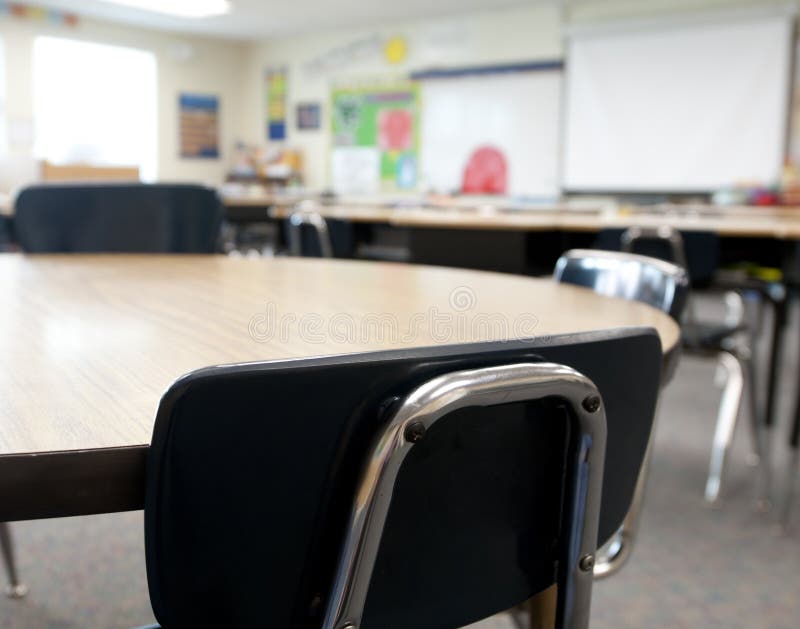 HDR of Interior of Classroom Stock Image - Image of desks, range: 15766149