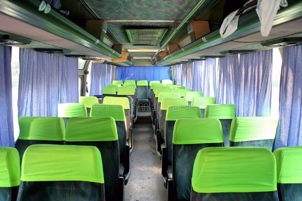 Interior of a coach stock photo. Image of conveyances - 39593070