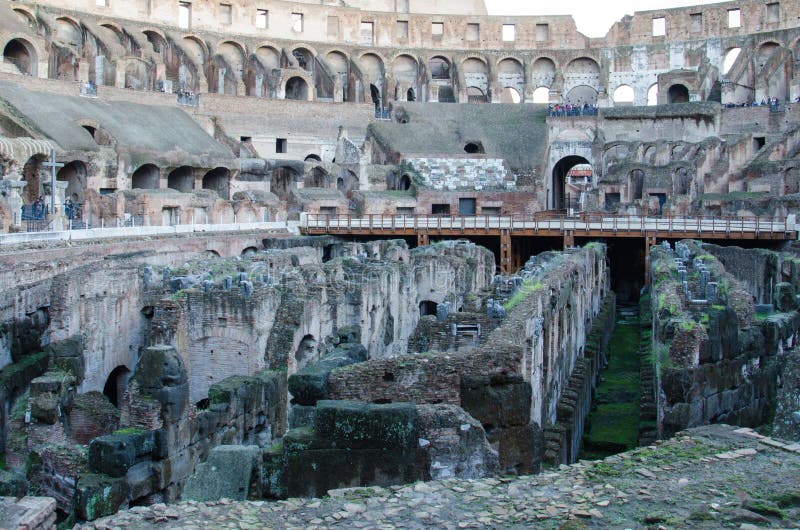 Interior of the Coliseum editorial stock image. Image of roma - 37414564