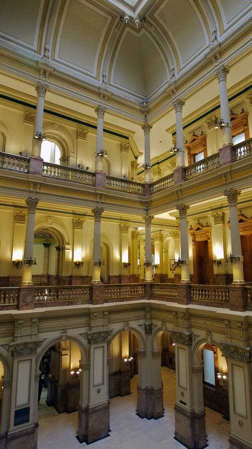 Portraits of US Presidents in the State Capital Building of Colorado ...