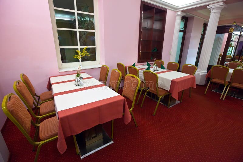 Interior of Comfortable Cafe Stock Image - Image of cafe, cafeteria ...