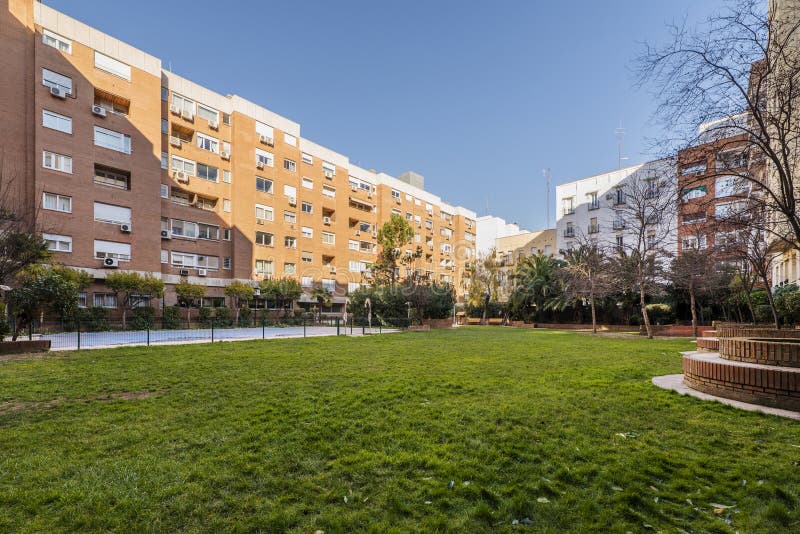 Interior Common Areas of a Residential Housing Development with Lots of ...