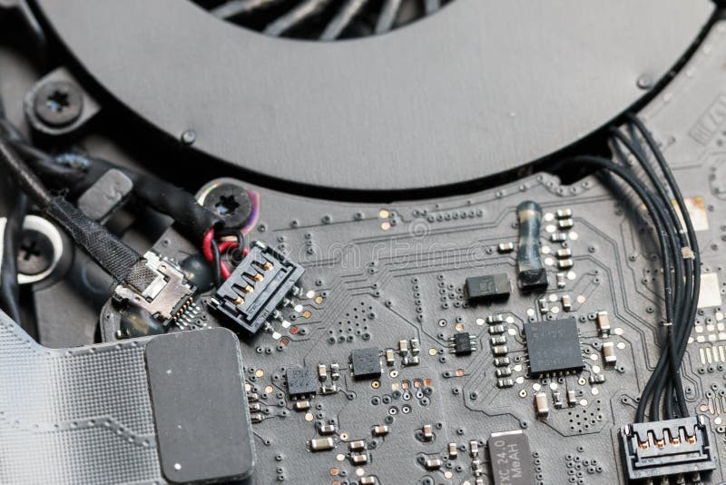 The Interior of a Computer Being Fixed. Stock Image - Image of repair ...