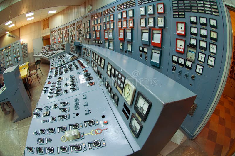 Interior with Computers and Various Equipment Stock Photo - Image of ...