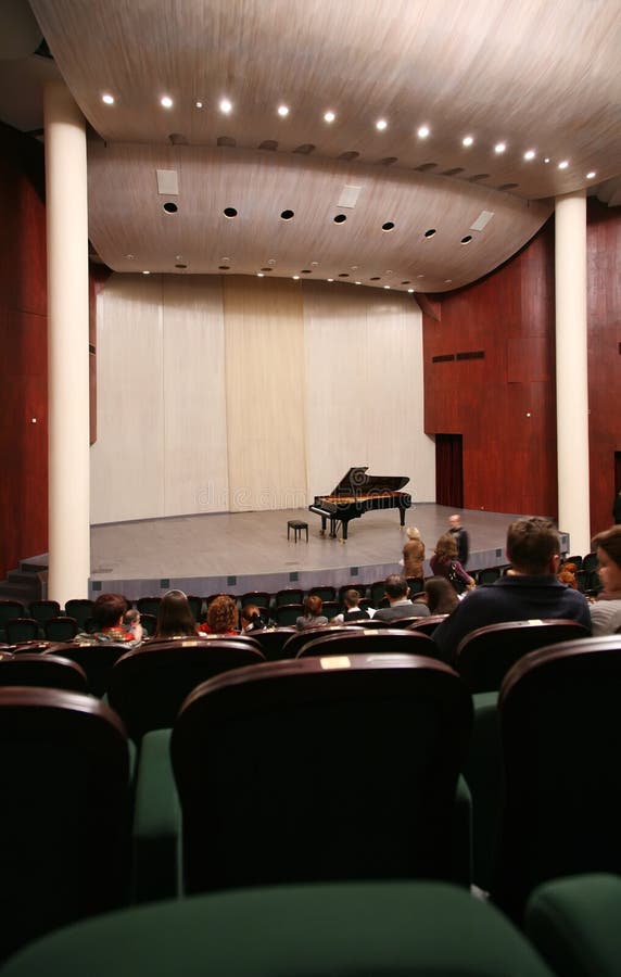 Interior of concert hall stock photo. Image of interior - 3907246