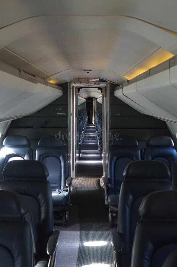 Interior of a concorde stock image. Image of journey - 354398683
