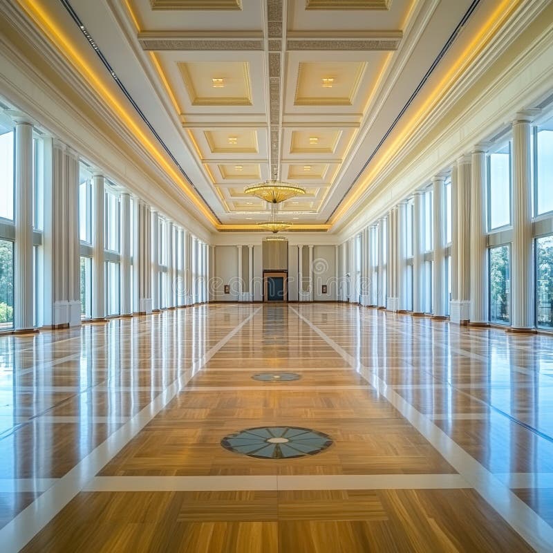 Interior of the Conference Hall. 3D Render. Vector Stock Illustration ...