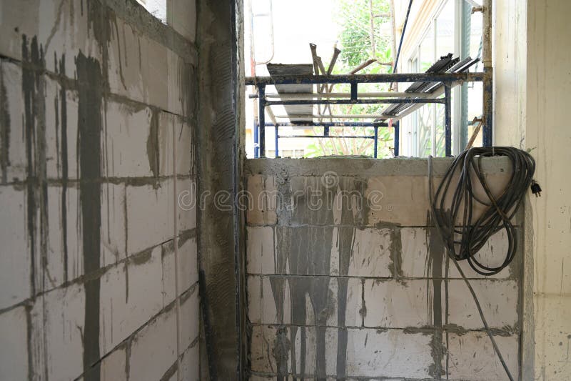 Interior Construction Build Industry and Cement Wall Stock Photo ... Interior Construction Build Industry and Cement Wall Stock Photo ...