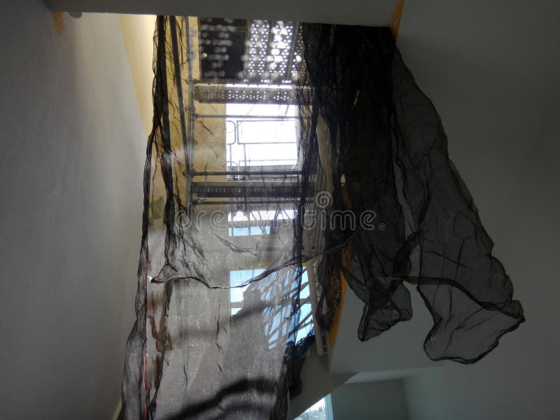 Scaffolding Inside the Building on the Stairs between Floors with a ...