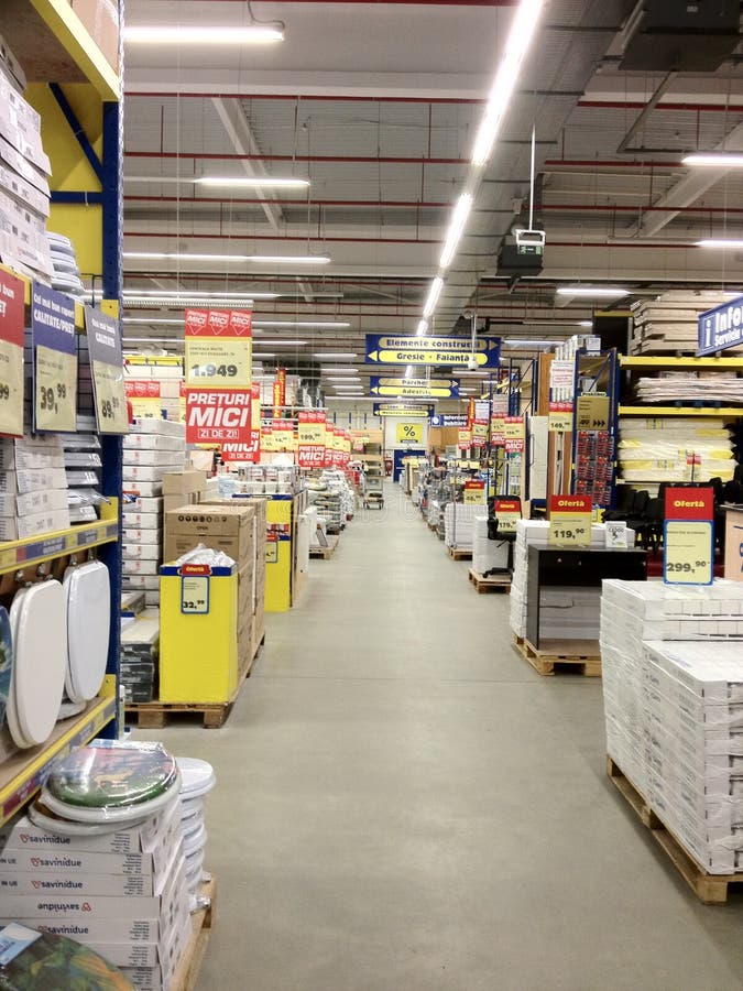 Warehouse Depot for Contruction Materials Editorial Stock Image - Image ...