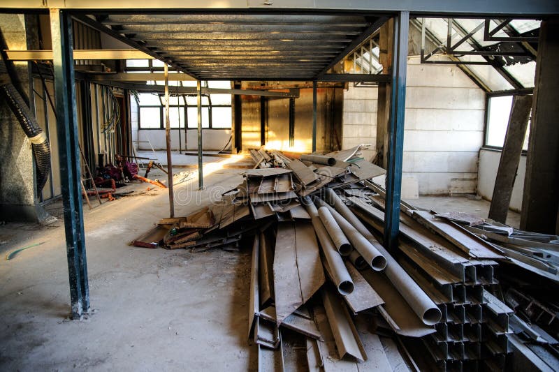 Interior construction site stock image. Image of background - 25762157