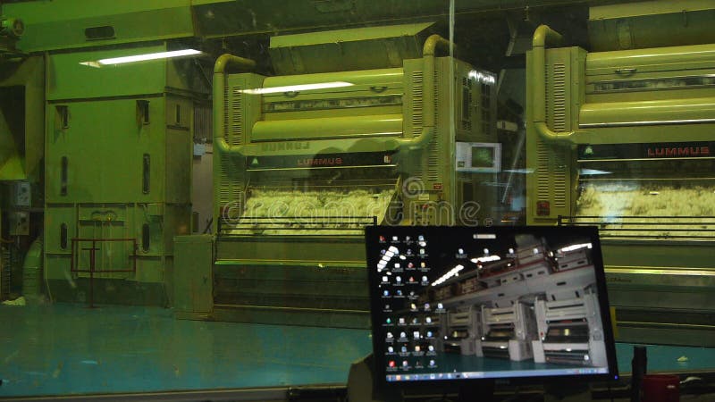 Interior of the Control Room of a Cotton Gin Stock Video - Video of ...