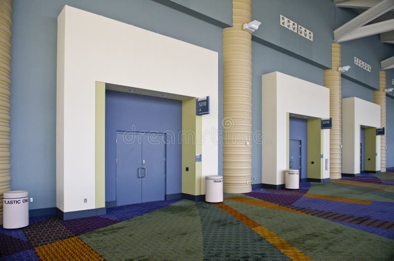 Interior of Convention Center Stock Photo - Image of colour, colors ...