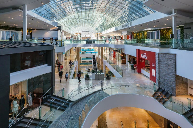 Interior of the Core Shopping Centre in Downtown Calgary Editorial ...