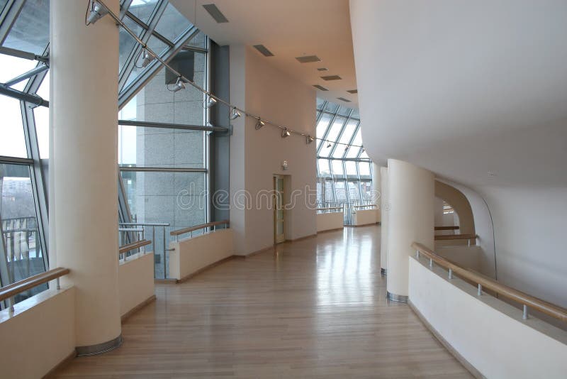 Infinite hallway stock photo. Image of fluorescent, blue - 2275830