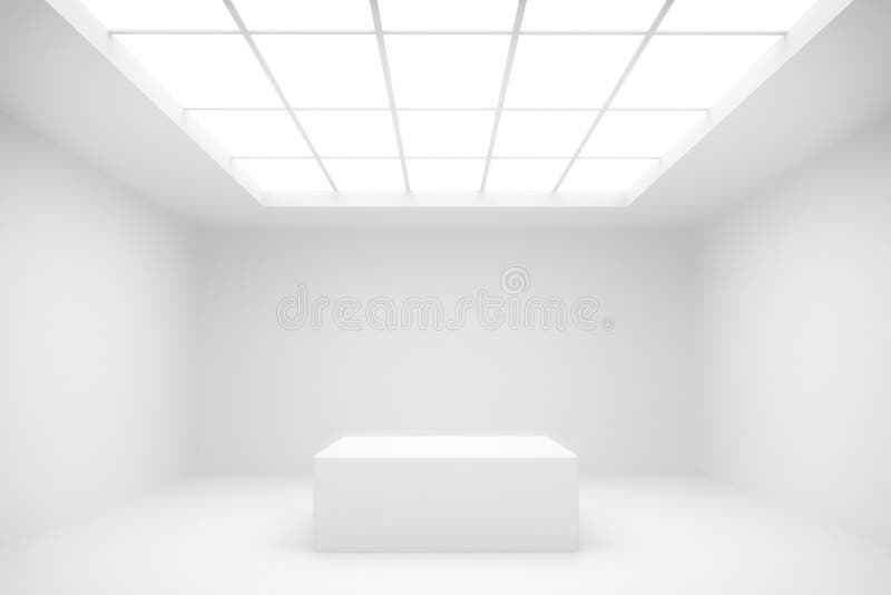 Interior with cube stock illustration. Illustration of idea - 41676336