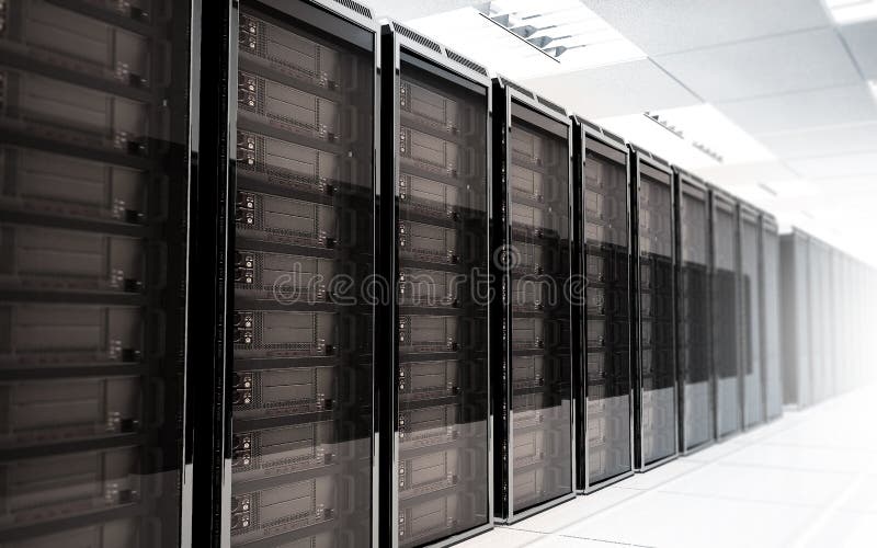 Interior da sala do server foto de stock. Imagem de computador - 29646674