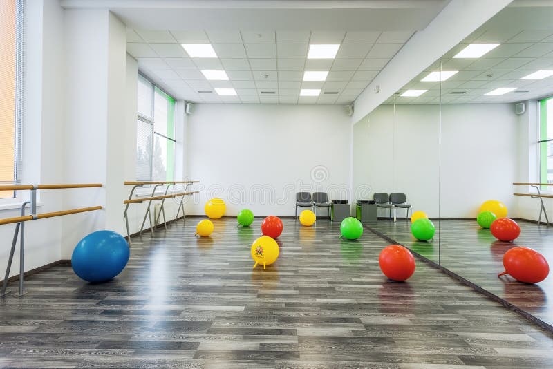 The Interior of the Dance Studio of the Academy of Modern Education ...