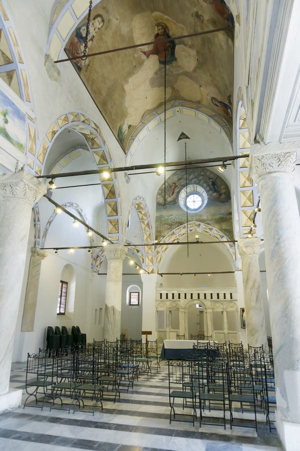 Interior De La Iglesia De San Pablo, Tarso, Mersin, Turquía Fotografía ...