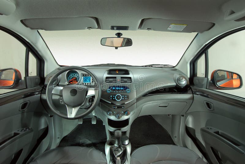 Interior De Um Carro Moderno Imagem de Stock - Imagem de interior ...