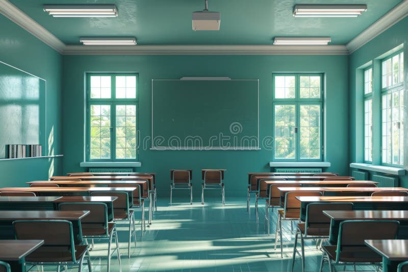 Interior De Un Aula Escolar Moderna Imagen de archivo - Imagen de ...
