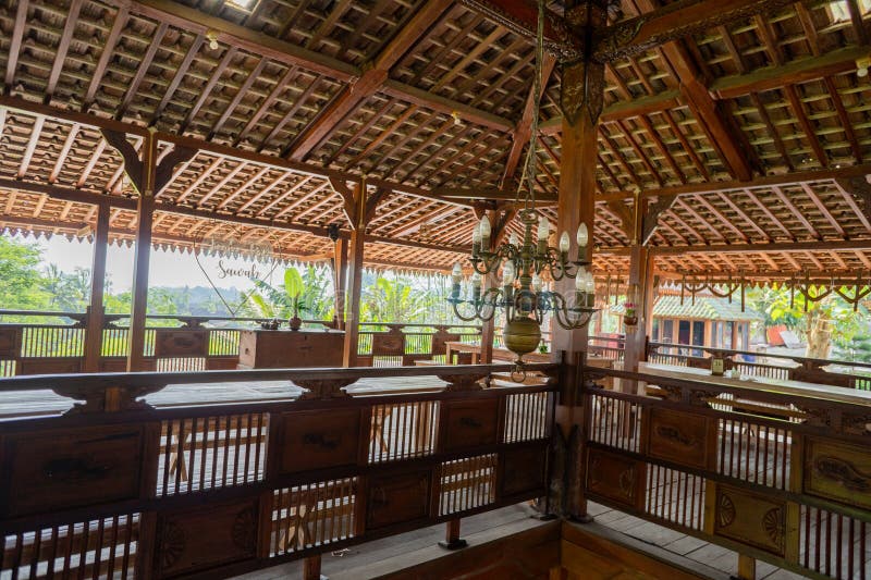 Interior Decoration of Traditional Restaurant Central Java Semarang ...