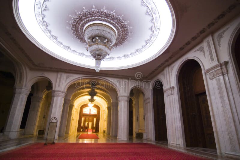 Interior del palacio imagen de archivo. Imagen de lujoso - 4100539