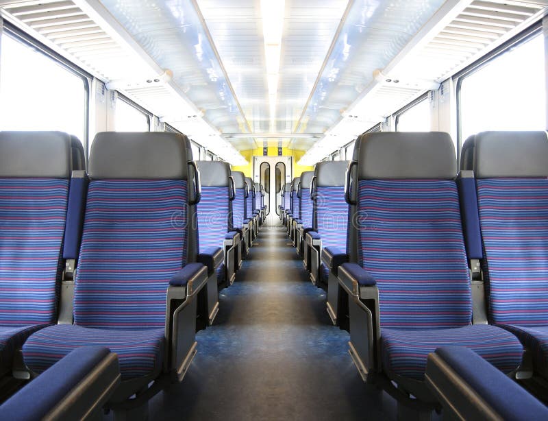 Interior del tren foto de archivo. Imagen de azul, ensayo - 13377336