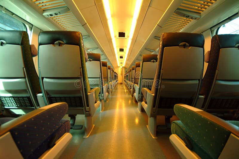 Interior Del Tren En Finlandia Imagen de archivo - Imagen de diesel ...