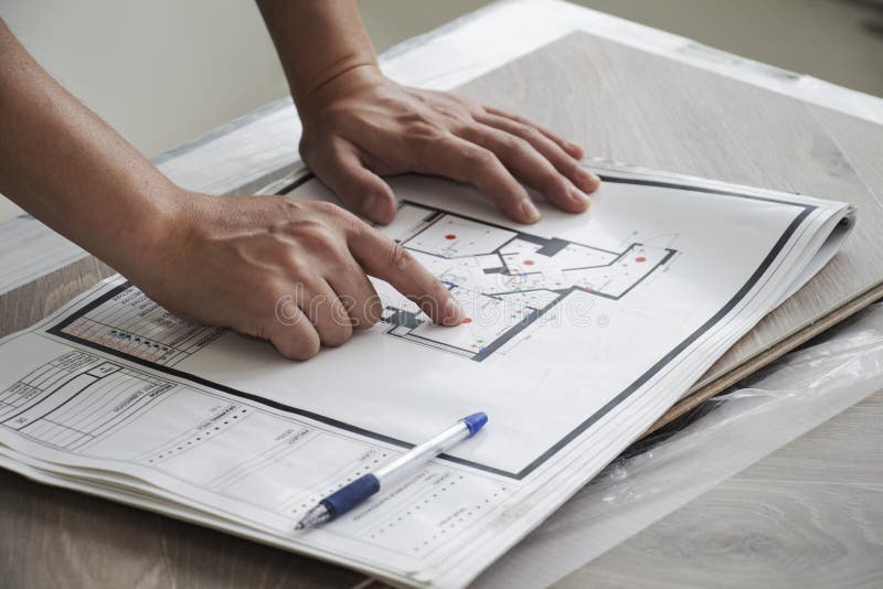 Interior Design Apartments Top View Paper Model Stock Photos - Free ...