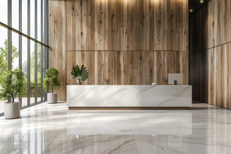 The Interior Design of a Beautiful and Elegant Reception Area that ...