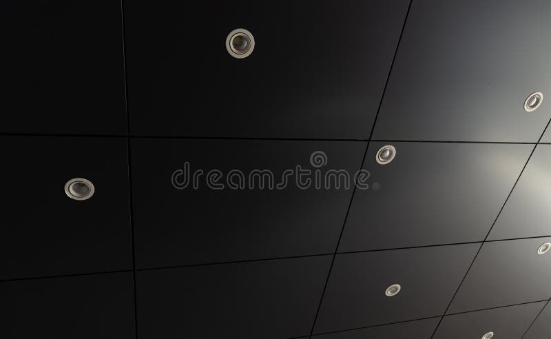 Interior Design Ceiling Loft Style Perspective Dark Gray Gradient with ...