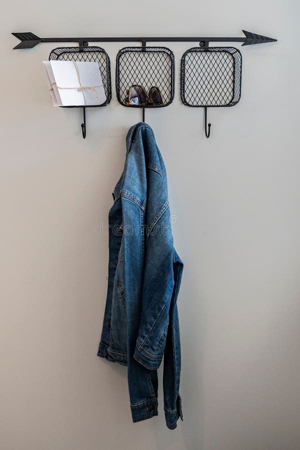 Interior Design of Clothes Hanging on a Hanger Stock Image - Image of ...