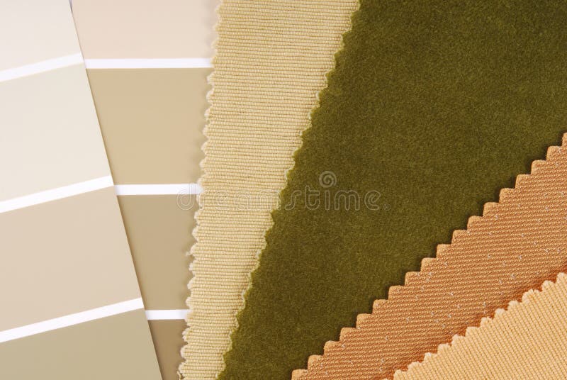 Interior Design Color Choice Stock Image - Image of cotton, creative ...