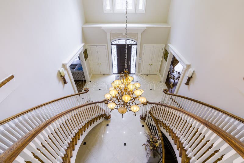 Interior Design of Custom Build House Stock Image - Image of room ...