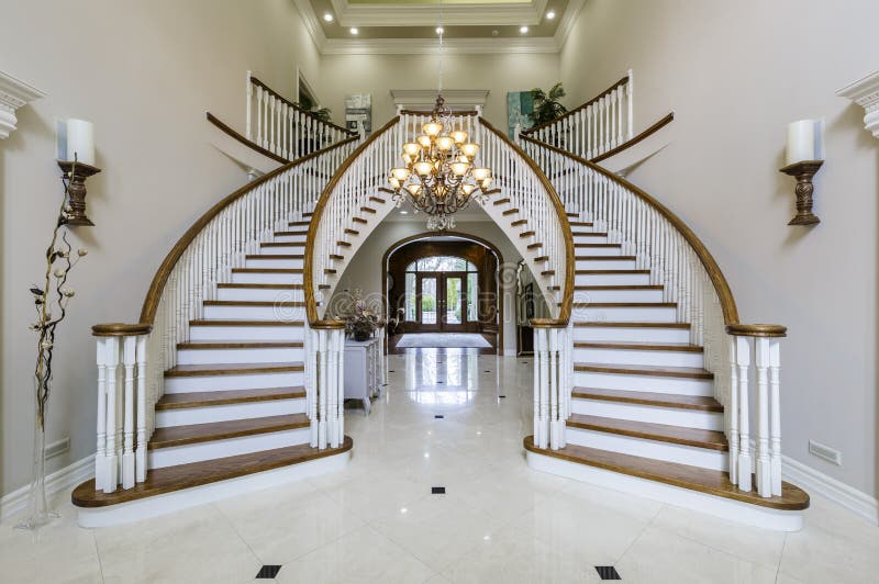 Interior Design of Custom Build House Stock Photo - Image of showcase ...